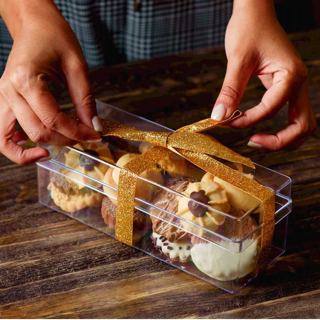 Caja Rectangular Grande Acrilico Para Postres, Regalo, Recuerdo y Deco ...