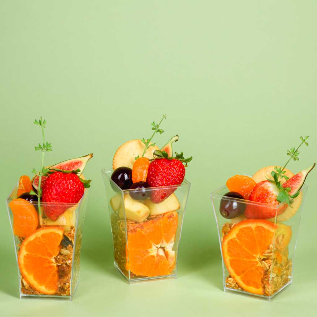 Vasito para Postres Piramide Re-utilizable Candy Bar Catering 6 Oz ...